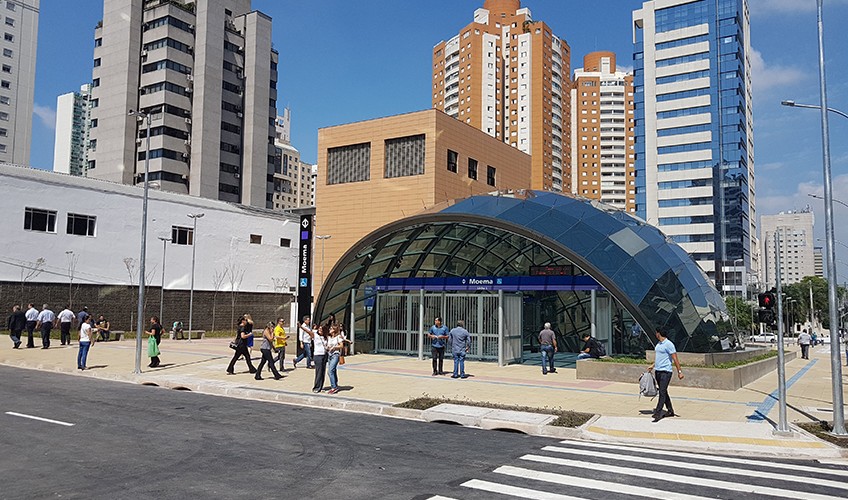 Estação Moema, da Linha 5-Lilás, inicia operação comercial - Via ...
