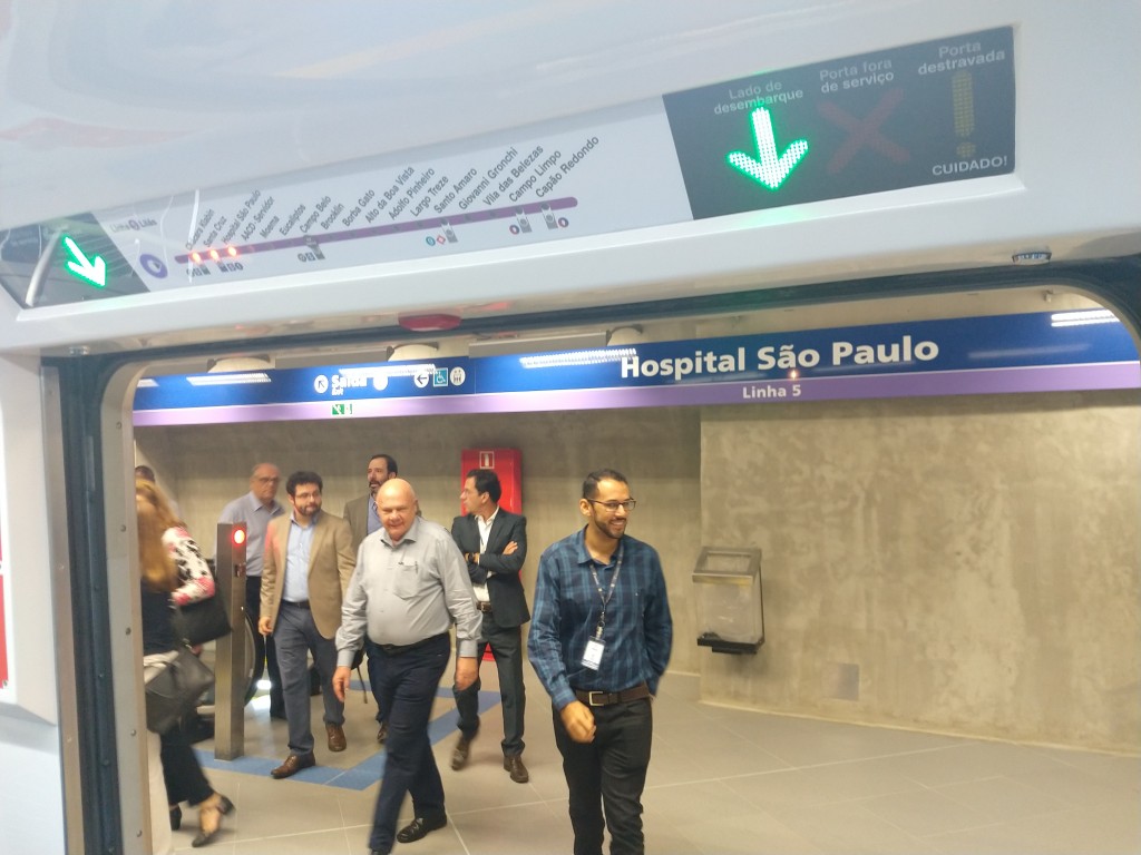 [Fotos] Inauguradas novas estações da Linha 5-Lilás