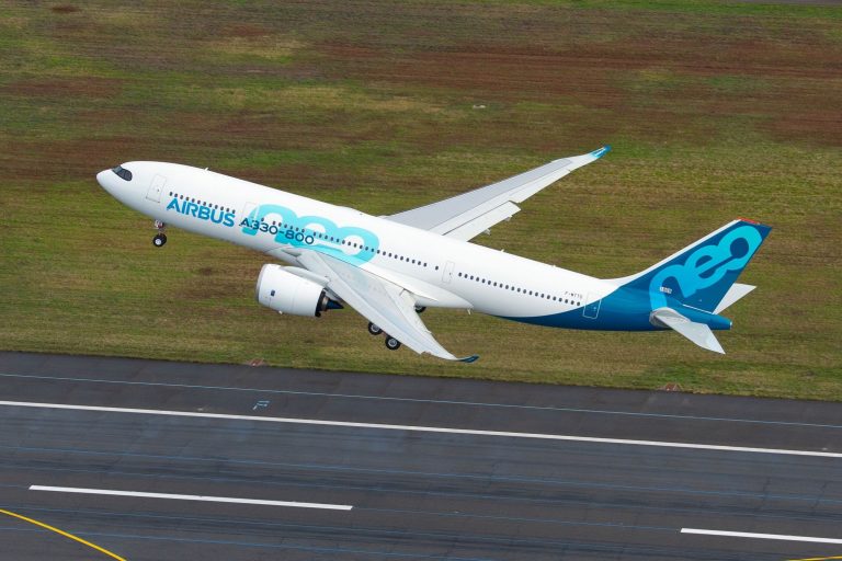 Airbus A330-800 recebe certificação ETOPS de 180 minutos