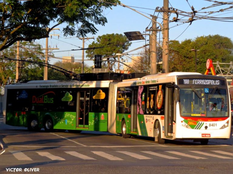 Trólebus superarticulado "Dual Bus" passa a operar na Linha 288 da Metra