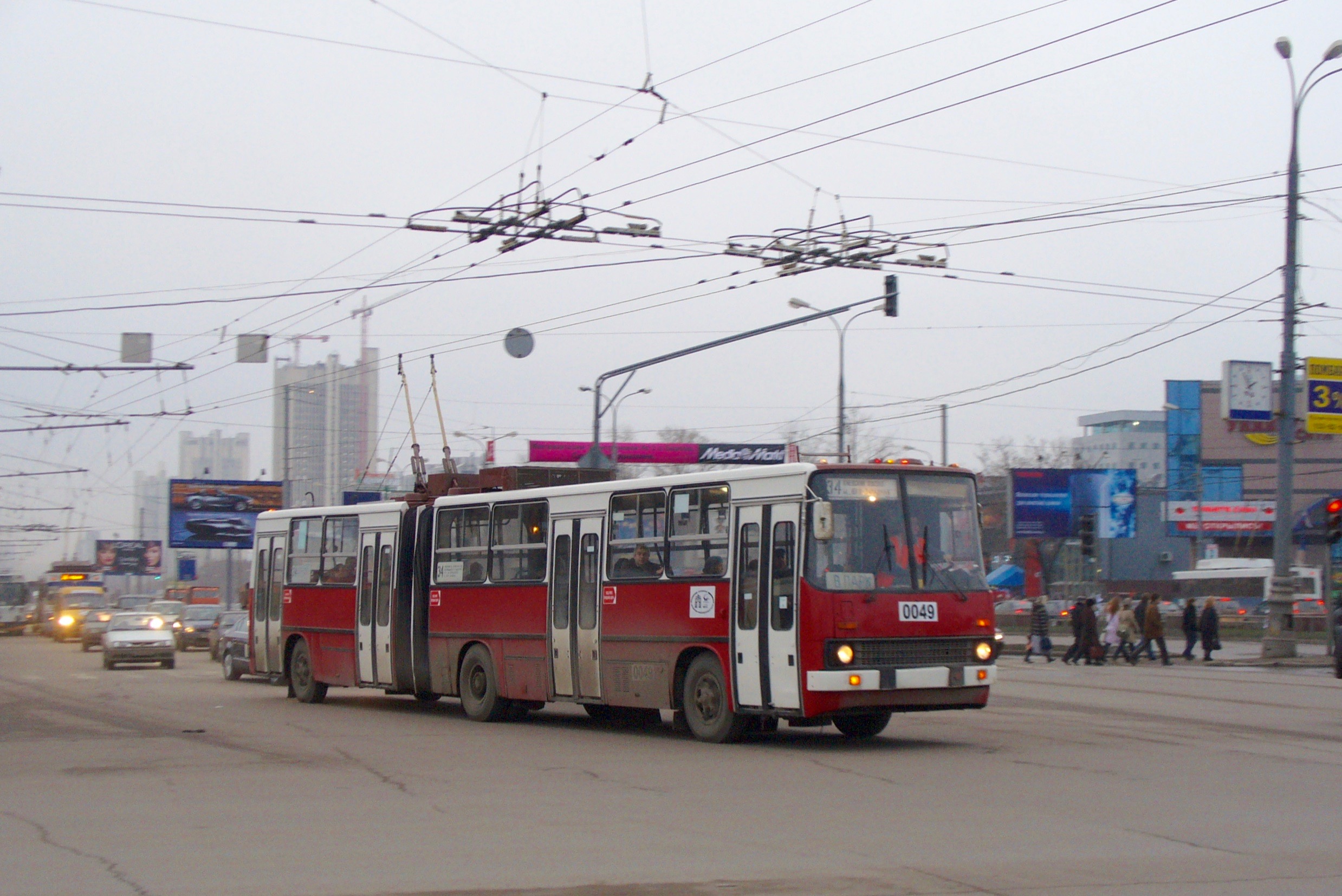 Moscow trolleybus Ikarus-280T 0049 - Via Trolebus