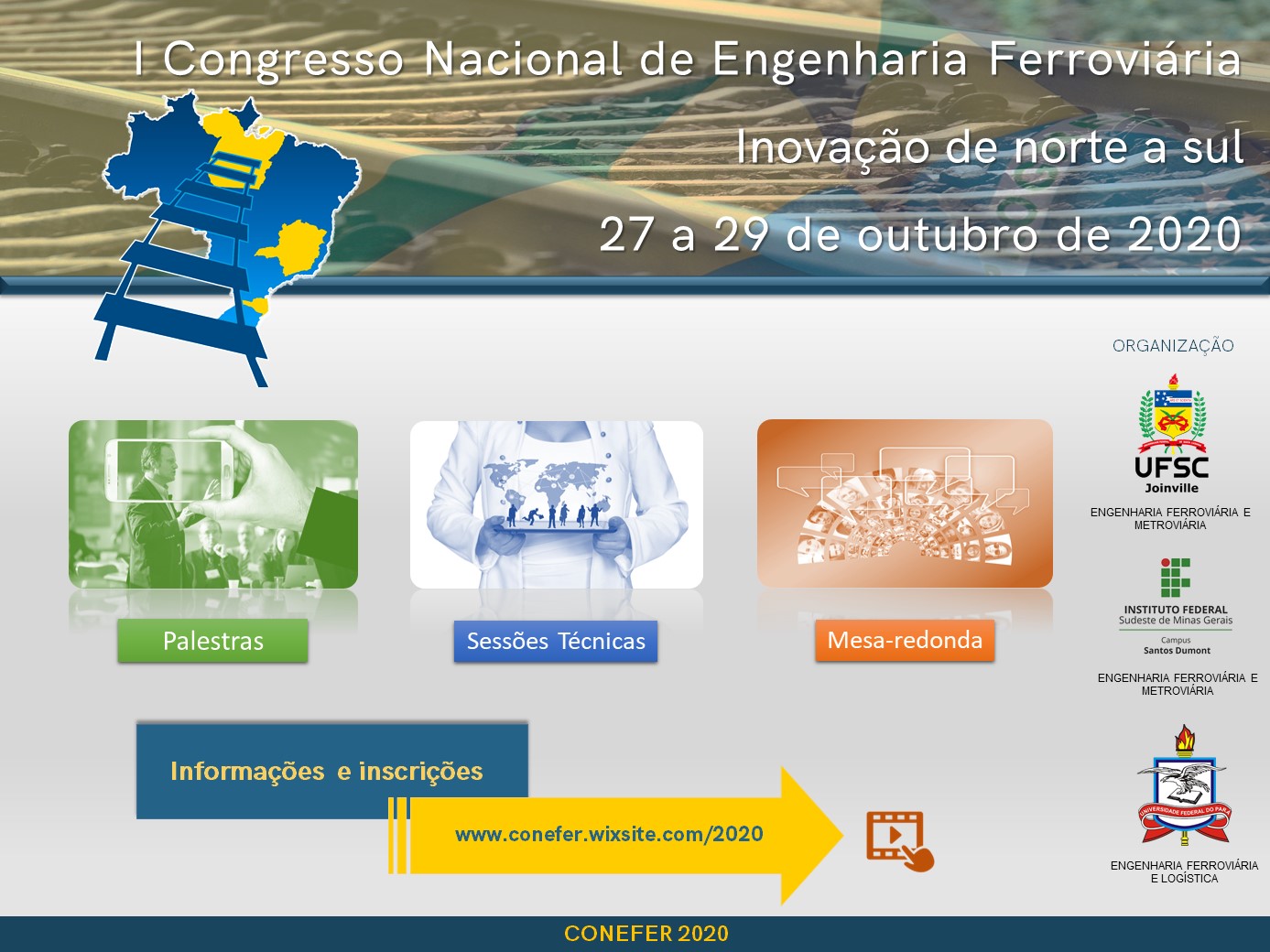 I Congresso Nacional de Engenharia Ferroviária – CONEFER será realizado ...