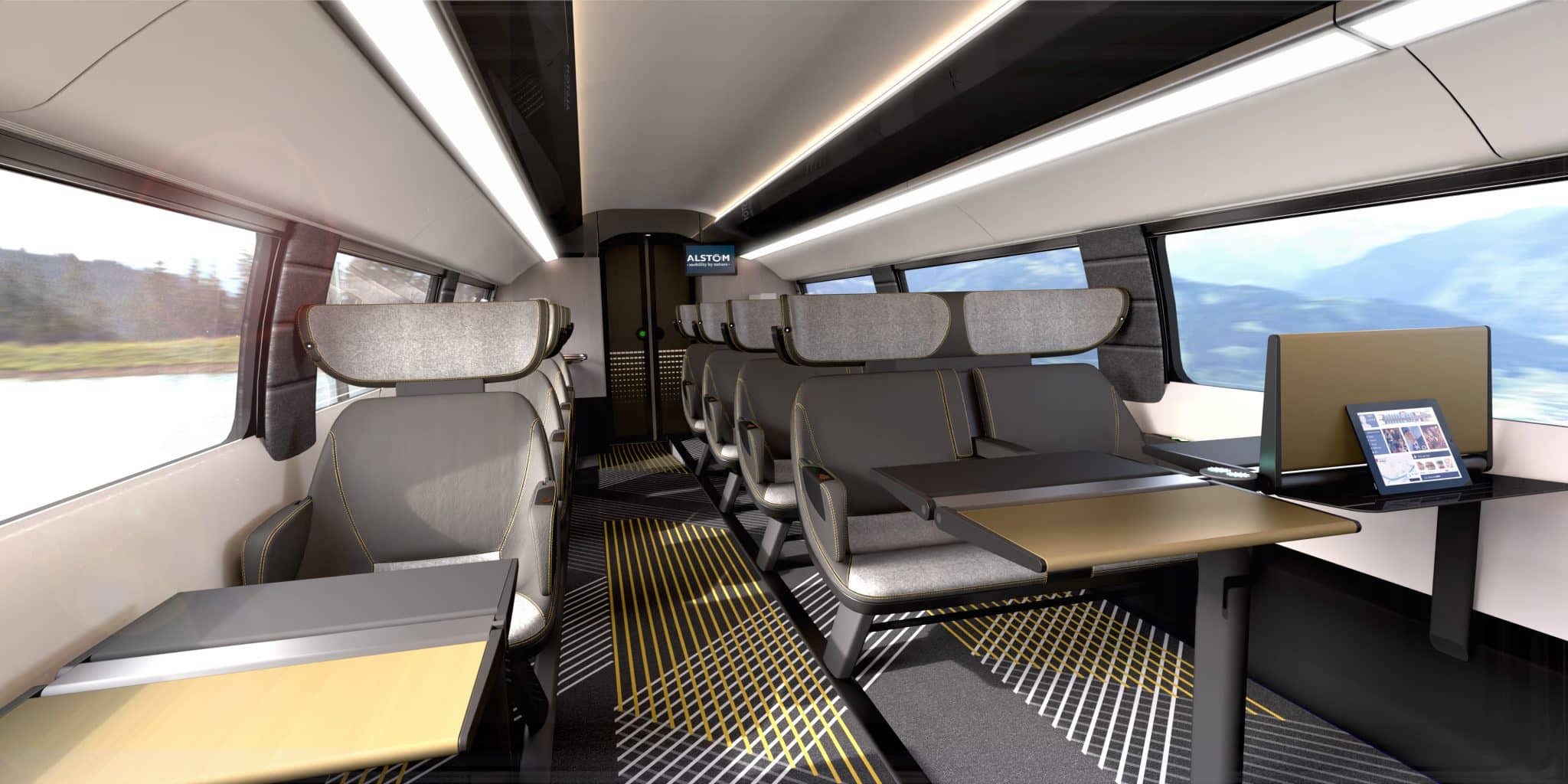 Trem da Alstom de altíssima velocidade ganha prêmio de Design