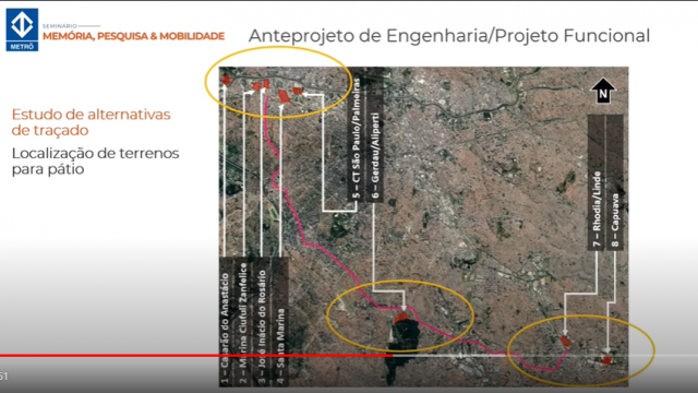 Confira onde poderá ser a estação Lapa da Linha 20 do Metrô