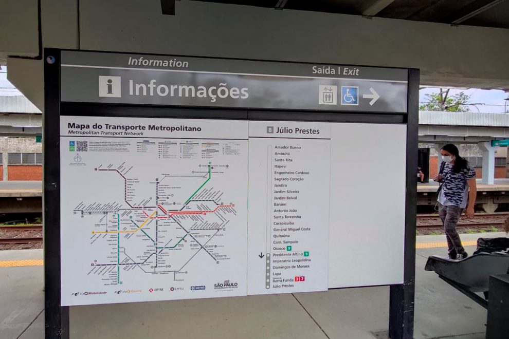 ViaMobilidade troca identidade visual em duas estações