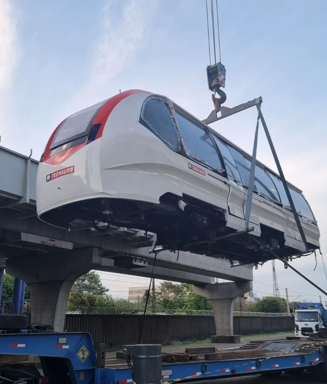 Aeromovel com dois carros é reformado e pode voltar a operar em novembro