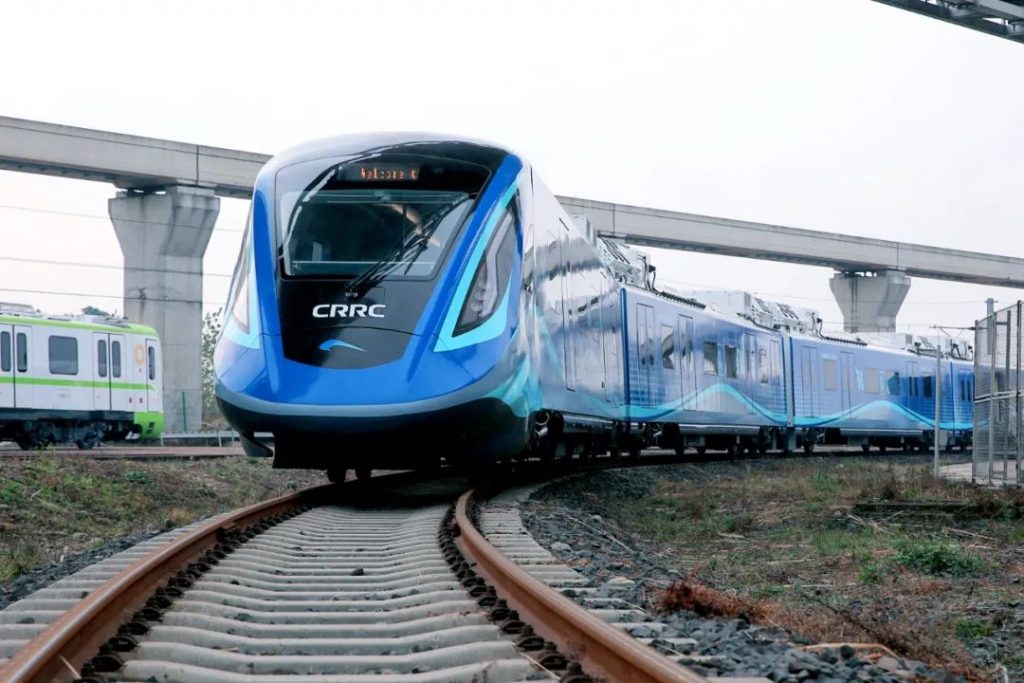 CRRC apresenta trem urbanos a movido a hidrogênio