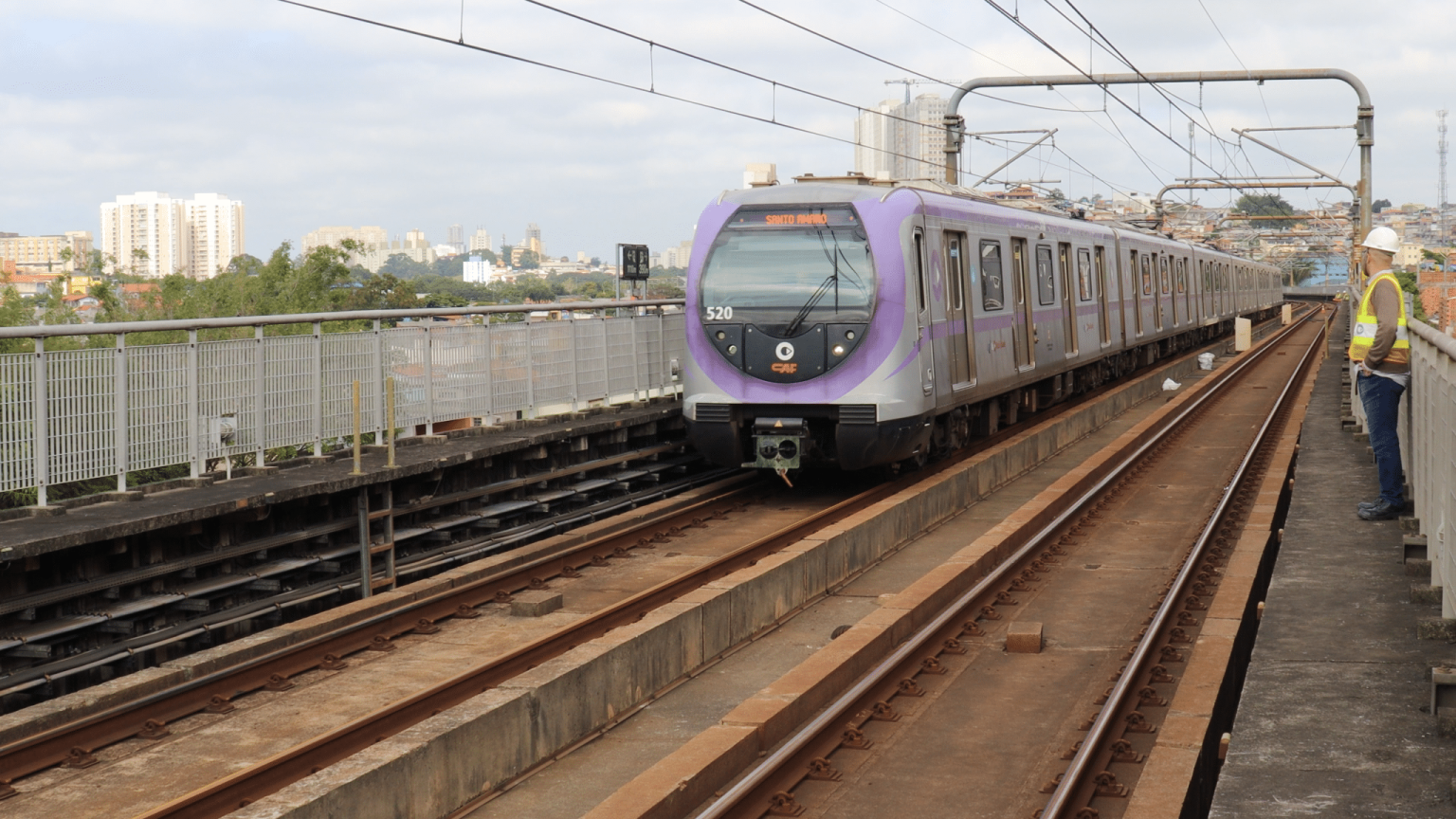 Linha 19-Celeste do Metrô deve usar trens com catenaria