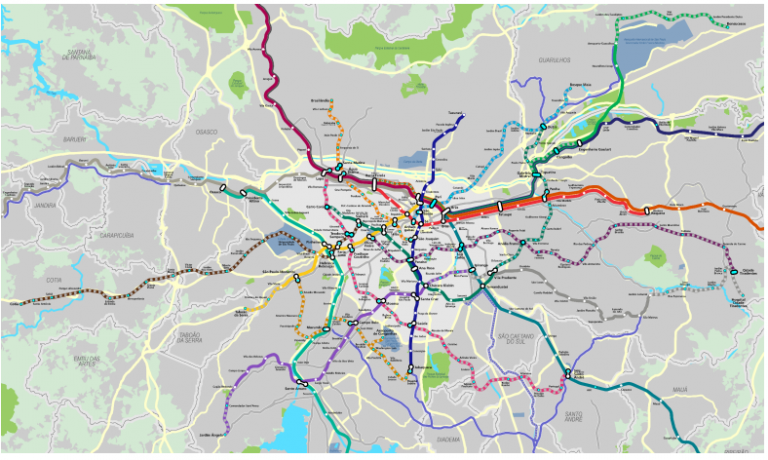 Meta do Metrô prevê mais 19,9 km de linhas até 2027