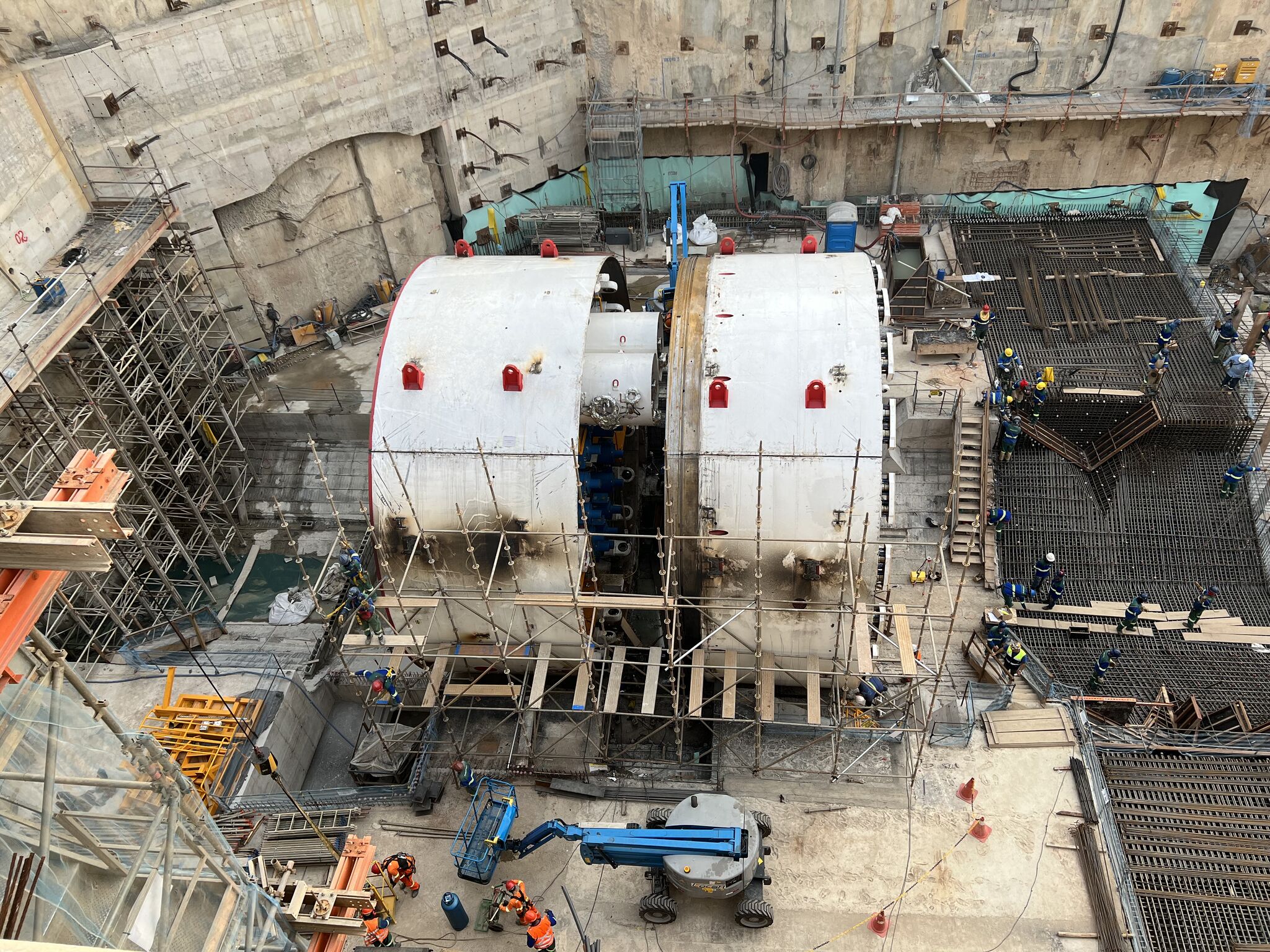 Surgem novas imagens do tatuzão da Linha 2-Verde do Metrô